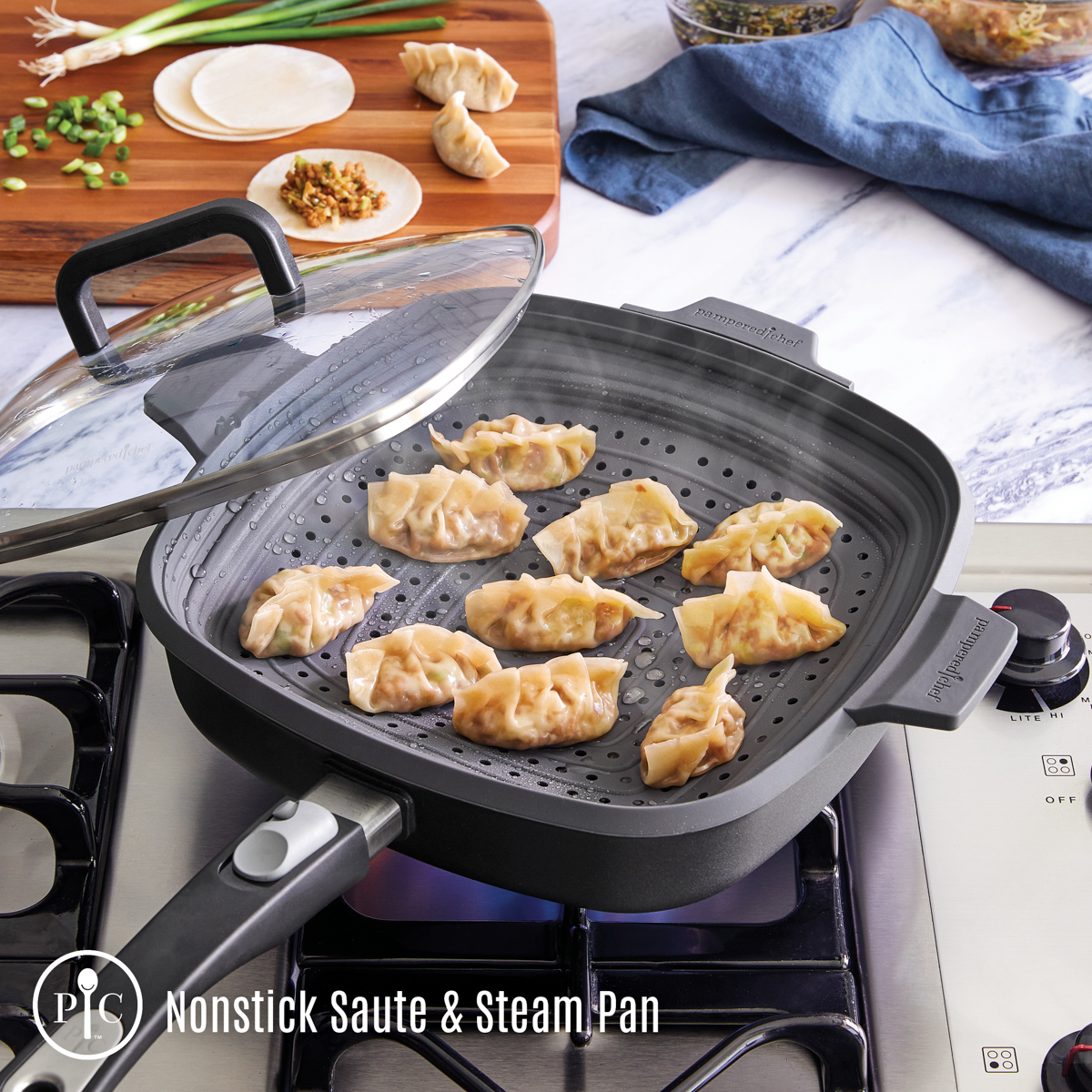 Signature Nonstick Saute and Steam Pan | Teton Trekker